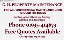 PROPERTY: Give G. H. Property Maintenance a call - Ilminster Press